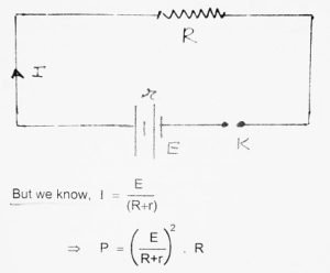 Maximum Power Theorem | Class 12 Physics Notes