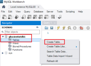 Create Table in MySQL | Important Steps
