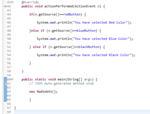 How to Create RadioButton in Java | Important Concept